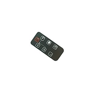 Hotsmtbang Replacement Remote Control for FEBO E3001 FEB-1 ZHS-30-B 384-15A-20-13E F18-I-008-018C LED 3D Flame Electric Infrared Fireplace Space Heater