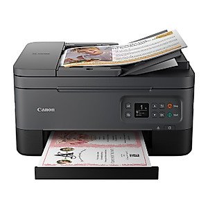 Canon PIXMA TR7020a All-in-One Wireless Color Inkjet Printer, with Duplex Printing, Mobile Printing, and Auto Document Feeder, Black