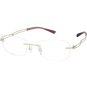 Charmant Line Art Women's Eyeglasses XL2050 XL/2050 GP Gold Optical Frame 51mm