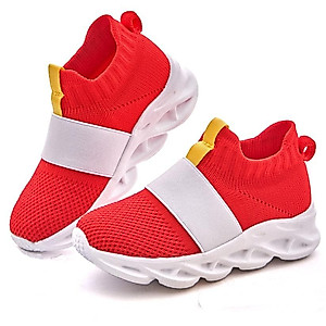 Boys Sneakers Shoes for Kids Boys Girls Red Sneakers Birthday Fashion Walking Shoes