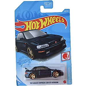 Hot Wheels '98 Subaru Impreza 22B STi Version, [Dark Blue] 124/250 J-Imports 1/10