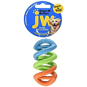 JW Pet Company Dogs iN Action Dog Toy, Small (Colors Vary), multicolor (43144)