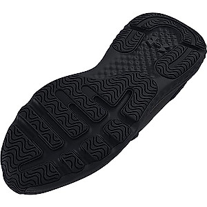 Under Armour Men's Charged Revitalize, (002) Black/Black/Black, 10.5, US