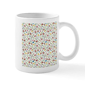 CafePress Peanuts Snoopy Spring Pattern Ceramic Coffee Mug, Tea Cup 11 oz