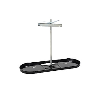 Flame King Dual RV Propane Tank Cylinder Rack for RVs and Trailers for 20lb Tanks - KT20MNT (Tanks Sold Separately)