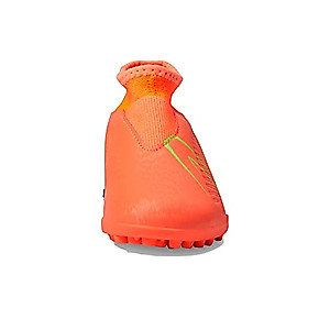 New Balance Boy's Tekela V4 Magique Tf Soccer Shoe, Neon Dragonfly/Black/Coloro Green, 5.5 Big Kid