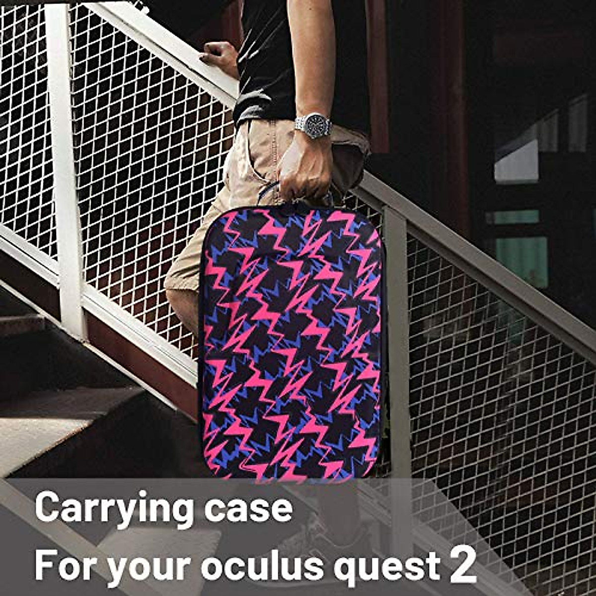 KXL Hard Carrying Cover Protective Pouch Box Case Bag for -Oculus Quest 2 VR Glass