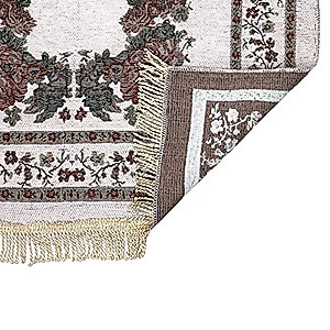 Portable Muslim Prayer Rug, Sajadah for Islam Prayer Carpet Mat Lightweight Folable Ramadan Praying Mat Islamic Gift for Kids Men Women Beige 70x110cm