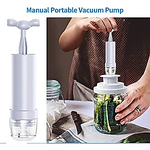 Mini Vacuum Pump Manual Vacuum Sealer Pump for Sous Vide Bags Portable Hand Pump Home Organizing Supply Storage Pump Use in Clothes and Food