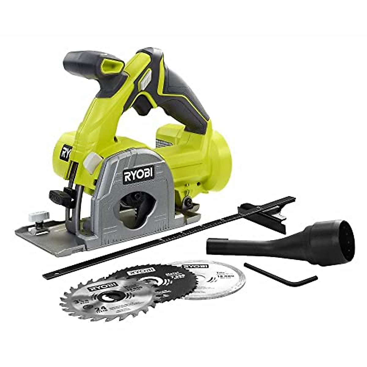 RYOBI 18-Volt Cordless 3-3/8 in. Multi-Material Plunge Saw (Tool Only) P555 (Bulk Packaged)