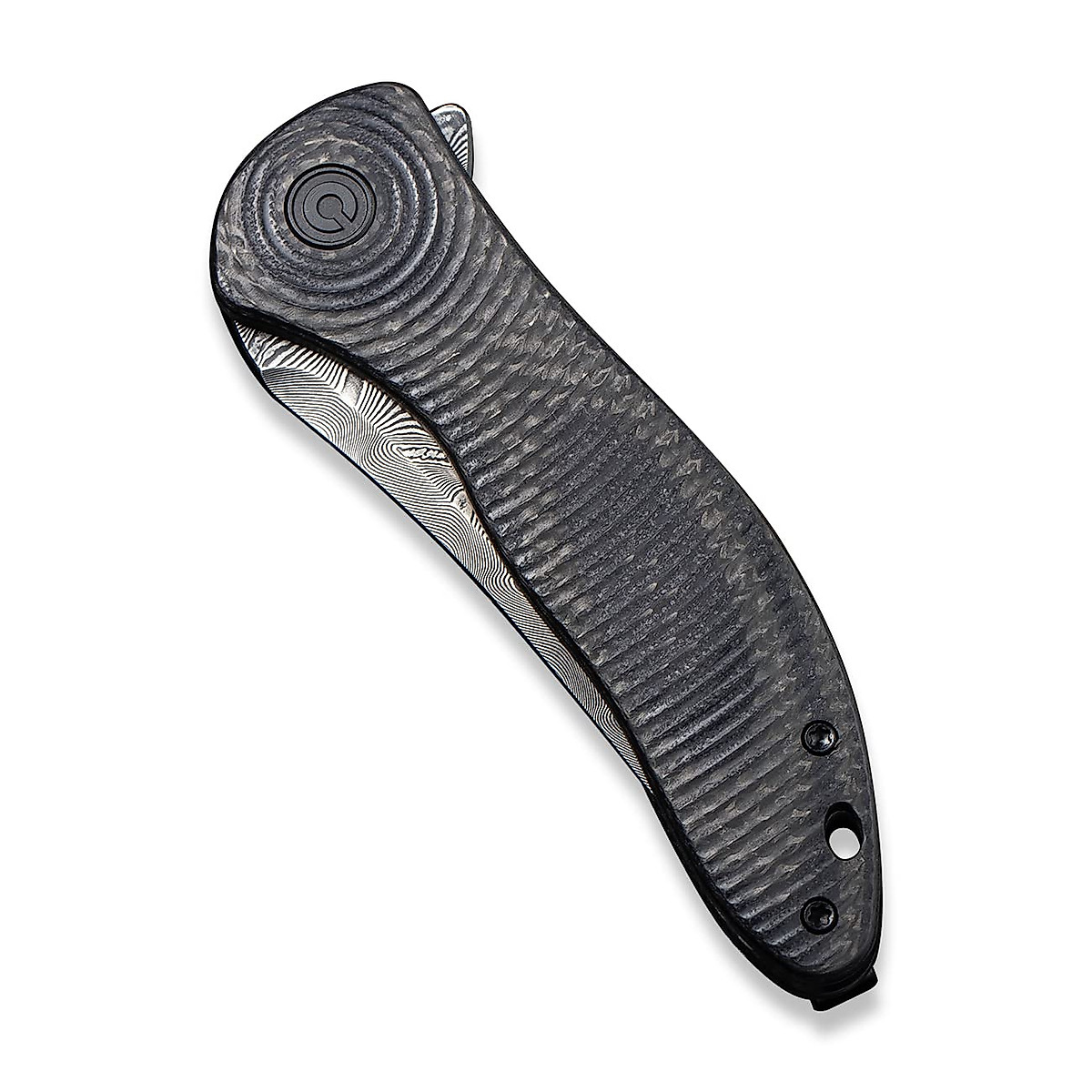 CIVIVI Pocket Folding Knife For EDC, 3.24" Damascus Tanto Blade, Jim O’Young Synergy 3 Liner Lock Knife C20075B-DS1