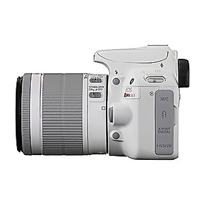 Canon EOS Rebel SL1 Digital SLR with EF-S 18-55mm is STM Lens (White)