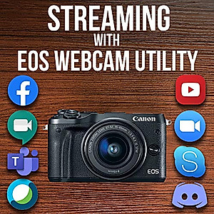 Canon Mirrorless Camera [EOS M6 Mark II] (Body) for Vlogging|CMOS (APS-C) Sensor| Dual Pixel CMOS Auto Focus| Wi-Fi |Bluetooth and 4K Video, Black