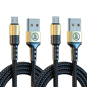 navor (2-Pack 5M (16 ft.) Compatible with PlayStation 4 Controller Charging Cable, Micro USB Cable Compatible with PS4, DualShock 4, Android Smartphones, Tablets and More