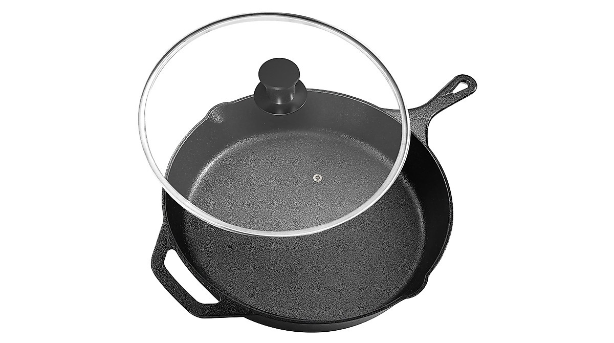 Utopia Kitchen 12" Cast Iron Skillet - Versatile & Nonstick