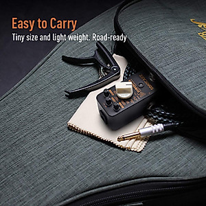 SONICAKE Modulation Pedal Modulation Guitar Pedal Phaser Flanger Chorus Tremolo Vibrato Autowah Guitar Effects Pedal 11 Modes