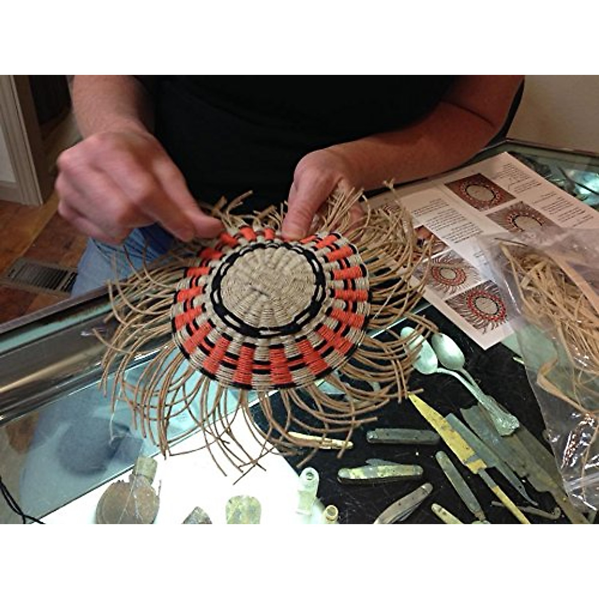 Wicker Basket Kit - Spider Web Design