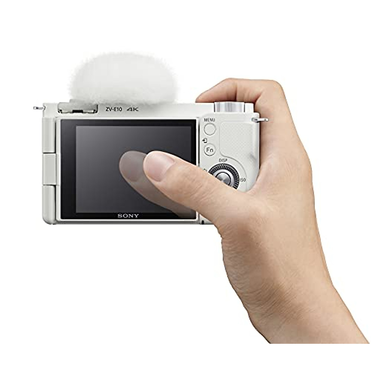 Sony Alpha ZV-E10 - APS-C Interchangeable Lens Mirrorless Vlog Camera Kit - White