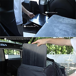 Zenosyne Car Mattress for Tesla Model Y, Car Bed Mattress, Car Camping Mattress, Car Sleeping Pad for Tesla Model Y, CertiPUR Memory Foam with Free Sheet and Pillows