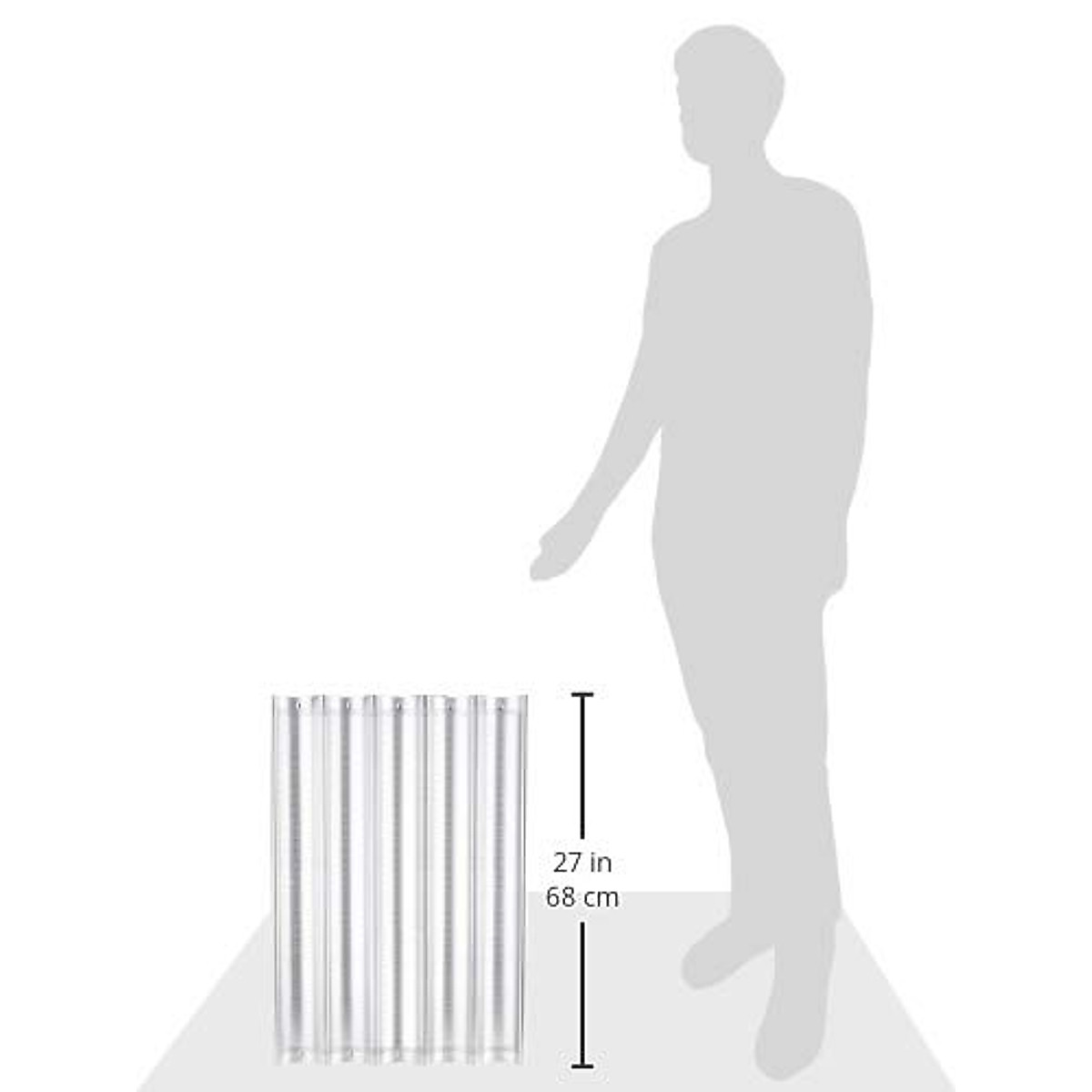 Focus Foodservice Commercial Bakeware 5 Count 26-Inch Perforated Baguette Pan