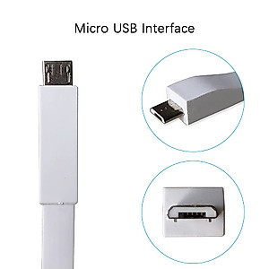 QJYTH Cord Replacement for UE Boom Charger, 1.2m USB Charging Cable Compatible with Logitech Ultimate Ears Boom 3/ MEGABOOM 3/ UE Wonderboom/UE Boom/Megaboom/Mega Boom (2 PCS, White)