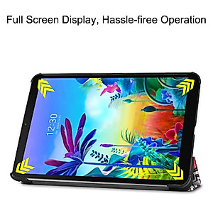 Case for Lenovo Tab M10 HD TB-X505F/X505L/X505X,Light Weight Slim Tri-Fold Shockproof Magnetic Stand Leather Cover Case for Lenovo Tab M10 10.1 inch (TB-X605F) (Graffiti)