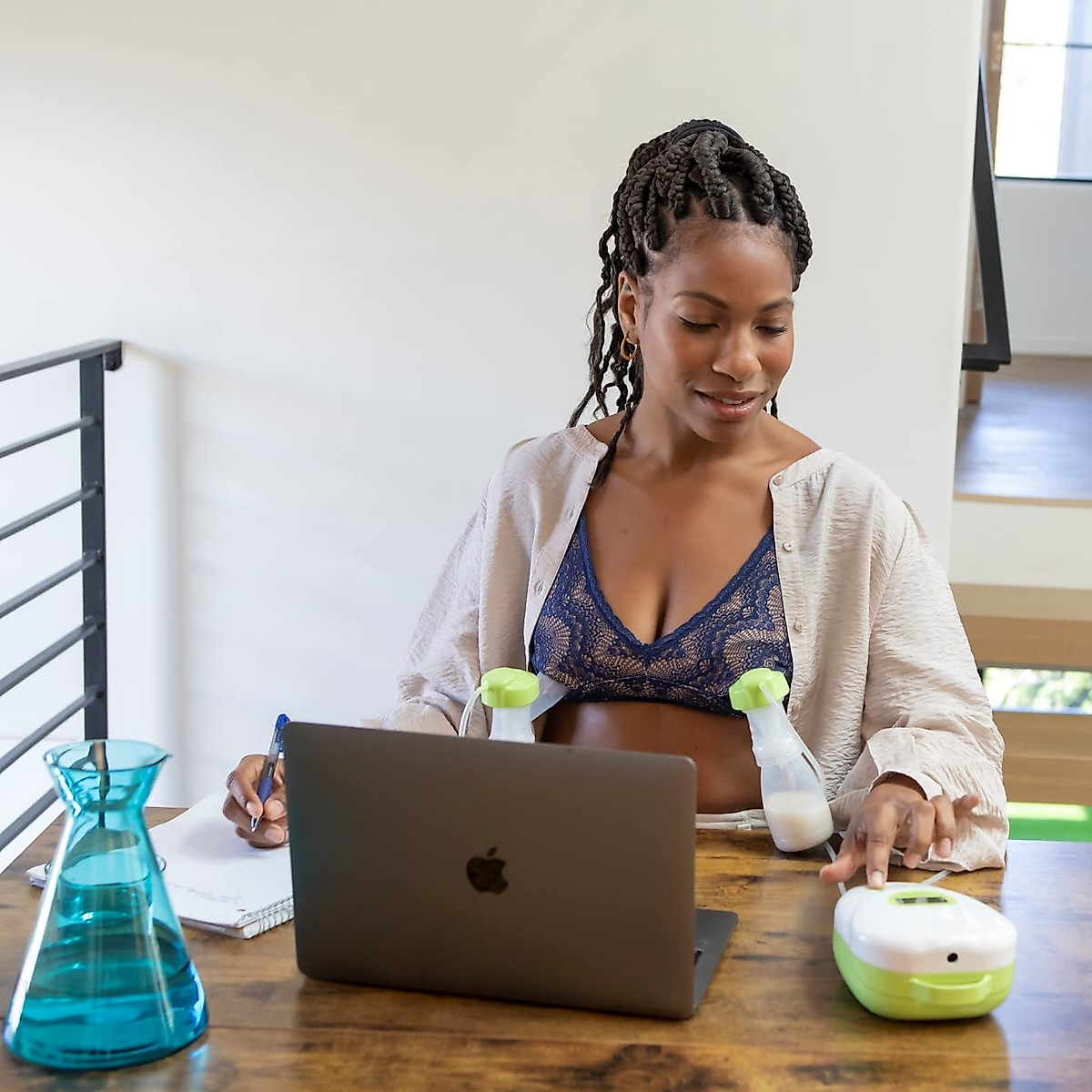 Ardo Calypso Double Plus Electric Breast Pump Set – Quiet, Swiss Made Breast Pump with 64 Settings – Closed System Hospital Grade Breastfeeding Pump with Bottles, Breast Shells & Essentials Included