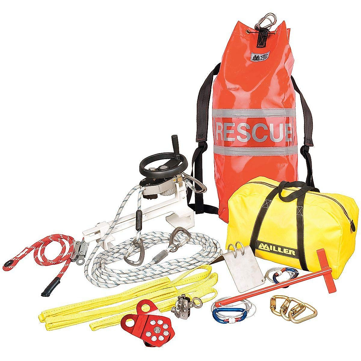 Miller Rescue System, 275 ft, 330 lb, 3100 lb. - SEWPKT/275FT