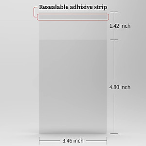 Rayvol 300 Resealable Team Bags, Sleeves Fit 3x4 Top Loader 360pt and 23-260pt Magnetic Card Holders