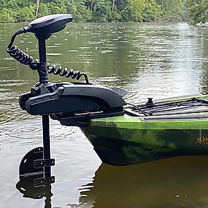 Boat Rudder Clamp Fits 24-55 Thrust Trolling Motors Accessories for Fishing Kayak, Canoe, Pontoon