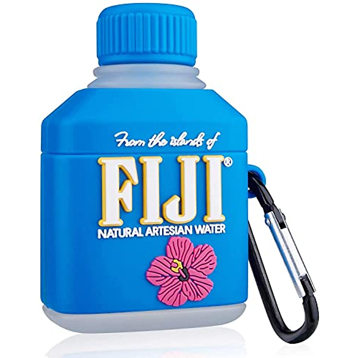 JoySolar for Airpod 1&2 Case, Cute Cartoon 3D Soft Silicone Air Pods Funny Cover, Kawaii Fun Cool Keychain Design Shell, Drink Fashion Stylish Girls Kids Teen Women Cases for Airpods(Flower)