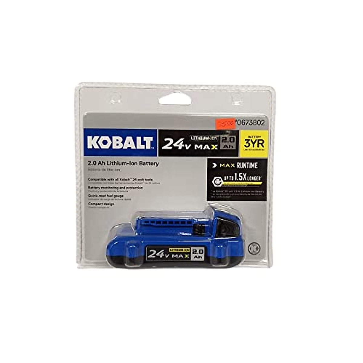 Kobalt 24-Volt Max 2.0-Ah Li-ion Compact Battery