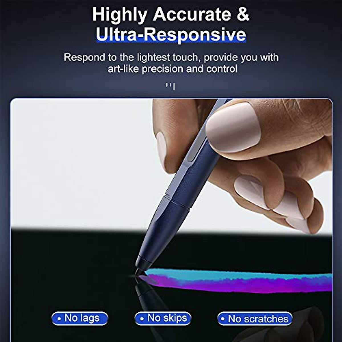 MoKo Stylus Pen for Surface, [15 Seconds Fast Charge] Stylus Pen with 1024 Levels Pressure Compatible with Surface Go3/Go 2/Go, Surface Pro 9/X/7/6/5/4/3, Surface Laptop 3/2/1, Surface Book 2/1