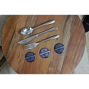 Clean Dirty Magnet for Dishwasher Sign (Chalkboard)