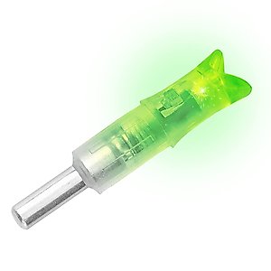 New Lighted Nocks for Arrows with .300/7.62mm Inside Diameter Led Nocks Arrow nocks with Switch Button for Archery Hunting 6 Pack