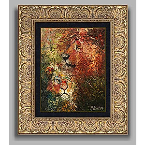 (SOLD) Kaitiaki ❤ - NEW FOR 2019 The pride guardian lion by internationally renown painter Andre Dluhos