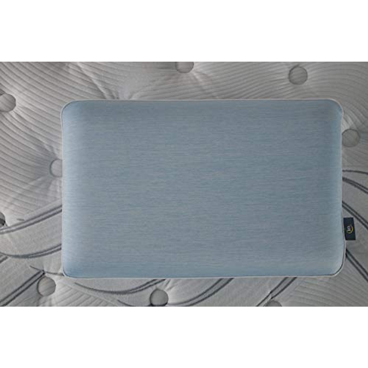 Serta Perfect Sleeper Graphite Infused Memory Foam Pillow, Oversized Traditional, 1 Count (Pack of 1),Grey