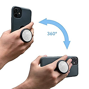 G-Hold Phone Holder & Stand - Comfort Grip Works with All Phones, Cases - Ergonomic, Rotating, Removable for Wireless Charging and Adjustable - Barbarella Bash-Up
