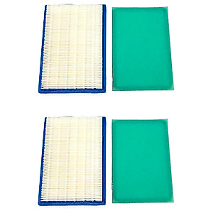 2 Air Filters Plus 2 Pre-Filters Compatible With Briggs & Stratton A/C Filter Cartridge 397795 397795S, Pre-Cleaner Filter 399039