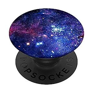 Galaxy Design Space Nebula Blue Purple PopSockets PopGrip: Swappable Grip for Phones & Tablets