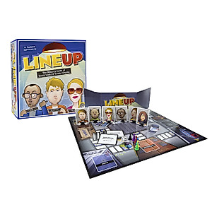 MindWare LineUp – Stimulating Memory Board Game with a Great Playing Time and Comical Crime Mystery Suspense for Ages 8 and Up