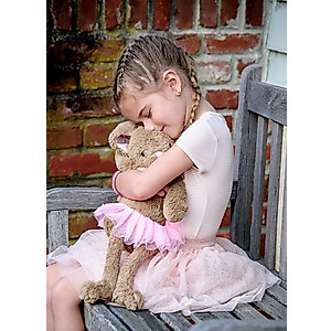 MBHB Digital Voice Recorder Stuffed Animal w/20 Second Recorder, Capture Baby's Heartbeat During Pregnancy + Ultrasound for Baby Showers, Registry, Birthdays, New Mom Gift, Bunny