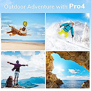 3 Axis Gimbal Stabilizer, Handheld Tripod Mount for Video Recording, Bluetooth Control, Compatible with YI Cam, Insta 360, Sony RX0, Gopro Hero 11/10/9/8/7/6/5, Osmo Cameras, hohem iSteady Pro4