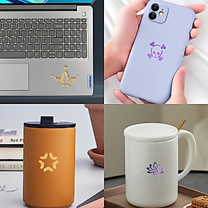 Henna Tattoo Stencils Kit Reusable for Women Girls and Kids, 410+ PCS Tattoo Templates,Temporary Indian Arabian Glitter Airbrush Tattoo Stencil Color 01