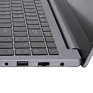 Jeanoko 15.5in Laptop, UHD630 DDR4 2666MHz Aluminium Alloy 256GB Laptop HD IPS Screen Keyboard with Backlit 8GB and 256GB for Work(#2)