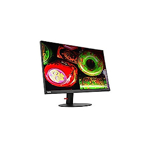 Lenovo - Open Source ThinkVision P24h-10 23.8" WQHD LED LED Monitor - Glossy Black