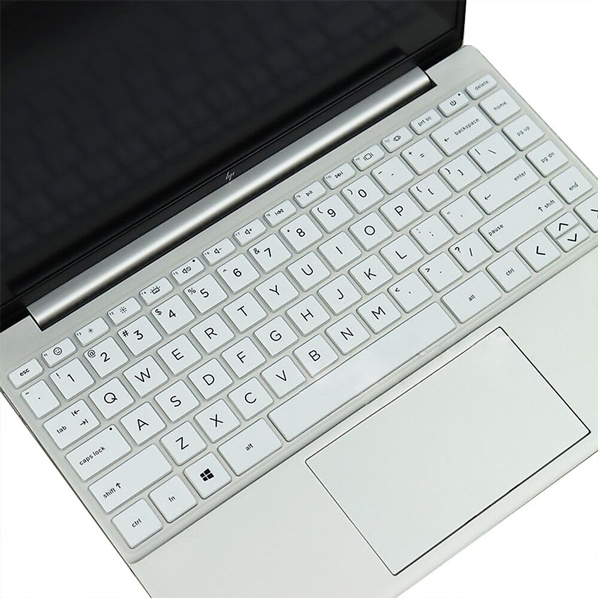 Keyboard Skin Compatible for 2023 HP Envy 2-in-1 14" 14-ES 14-ep 14-em Series, HP Envy X360 2-in-1 15.6" 15-fe 15-fh 15-ey 15-ew & HP Envy X360 16t-h000 Series Laptop (NO Numeric Keypad) (White)