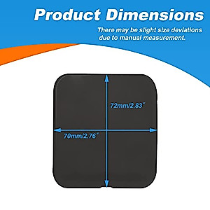 Front Bumper Tow Hook Cover Towing Eye Cap Fit for Nissan Versa Sedan 2012 2013 2014 622A0-3BA0H 622A03BA0H (Unpainted, Right Passenger Side) Xinpinsai