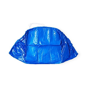 Medline Drawstring Endoscope Isolation Totes, Absorbent Pad, Resistant Protection, Blue, Case of 25 Each