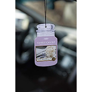 Yankee Candle Car Jar Air Freshener, Dried Lavender and Oak, Farmers’ Market Collection